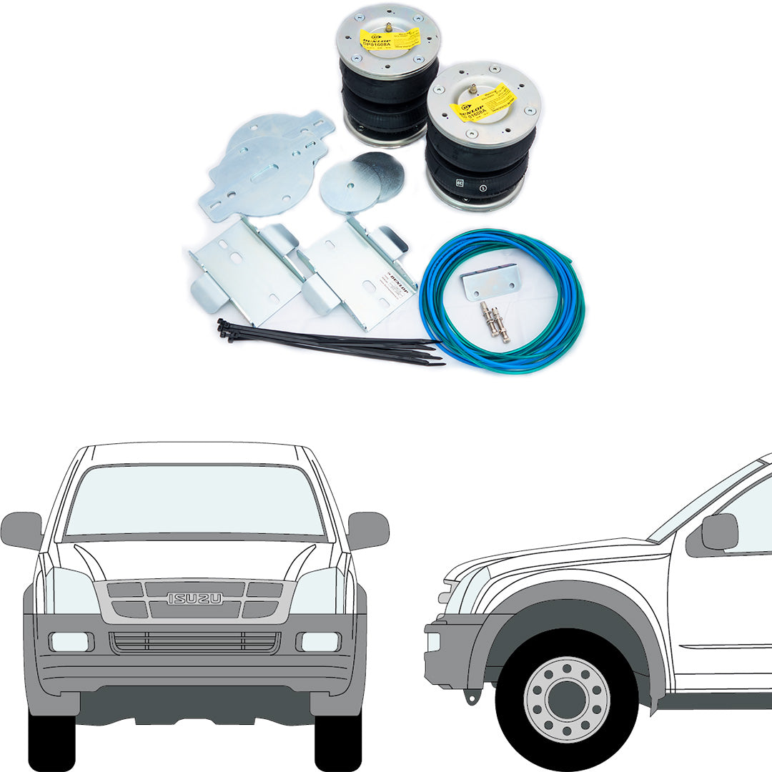 Dunlop Air Suspension Kit - ISUZU TROOPER Leaf Springs 1981-1990 ...